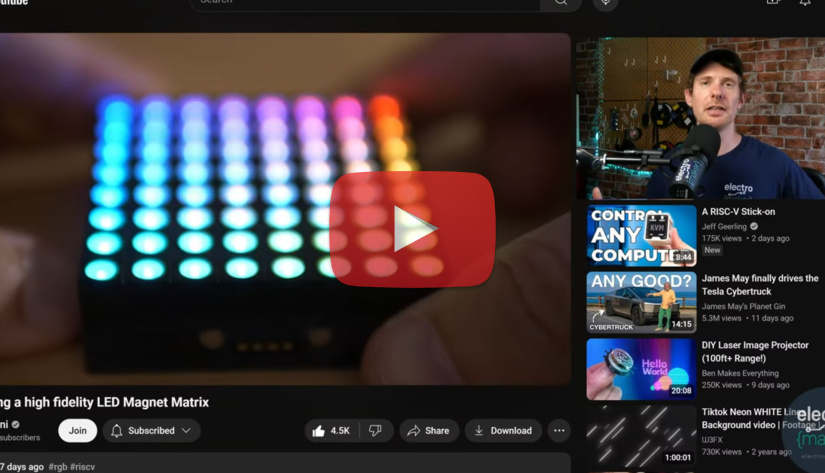 Mastering LED Matrix Control: Bitluni’s Binary Code Modulation Approach